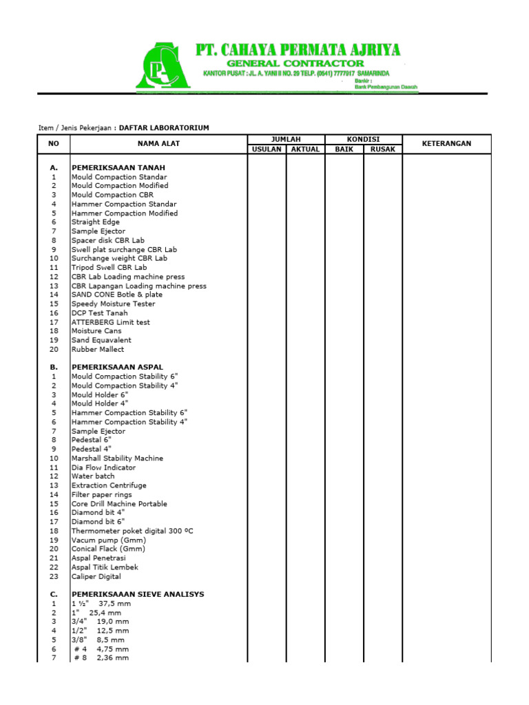 - 14. Daftar Alat Laboratorium | PDF