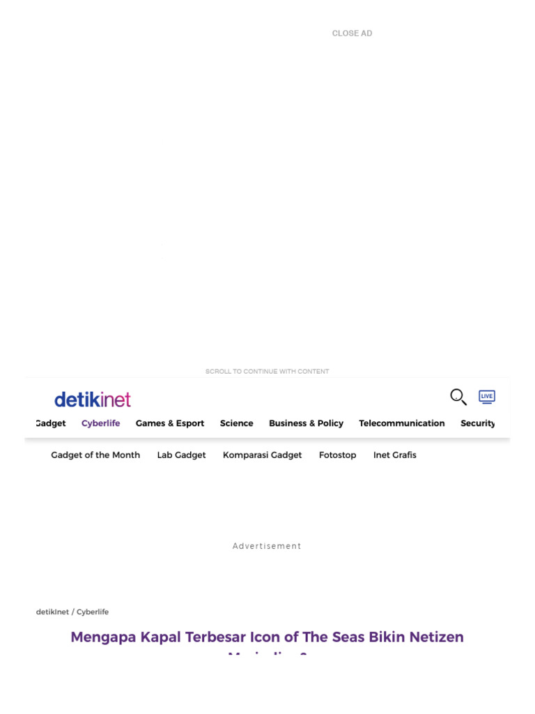 Mengapa Kapal Terbesar Icon of The Seas Bikin Netizen Merinding - 2 | PDF