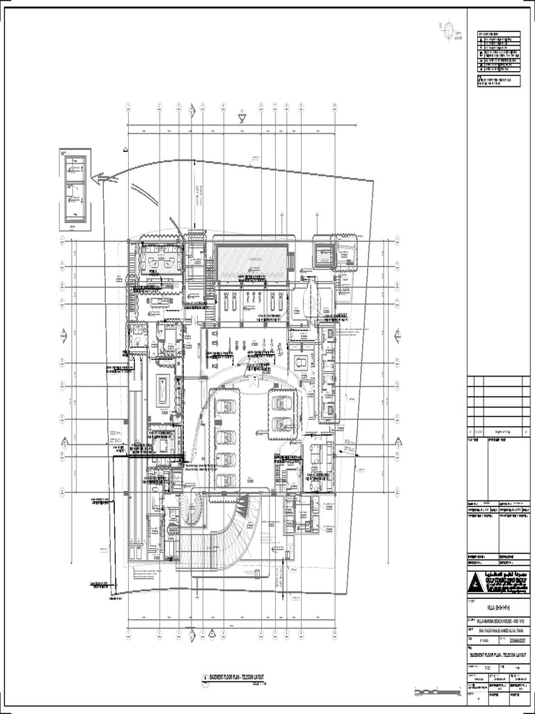 T-101 BASEMENT FLOOR PLAN - TELECOM LAYOUT | Download Free PDF ...