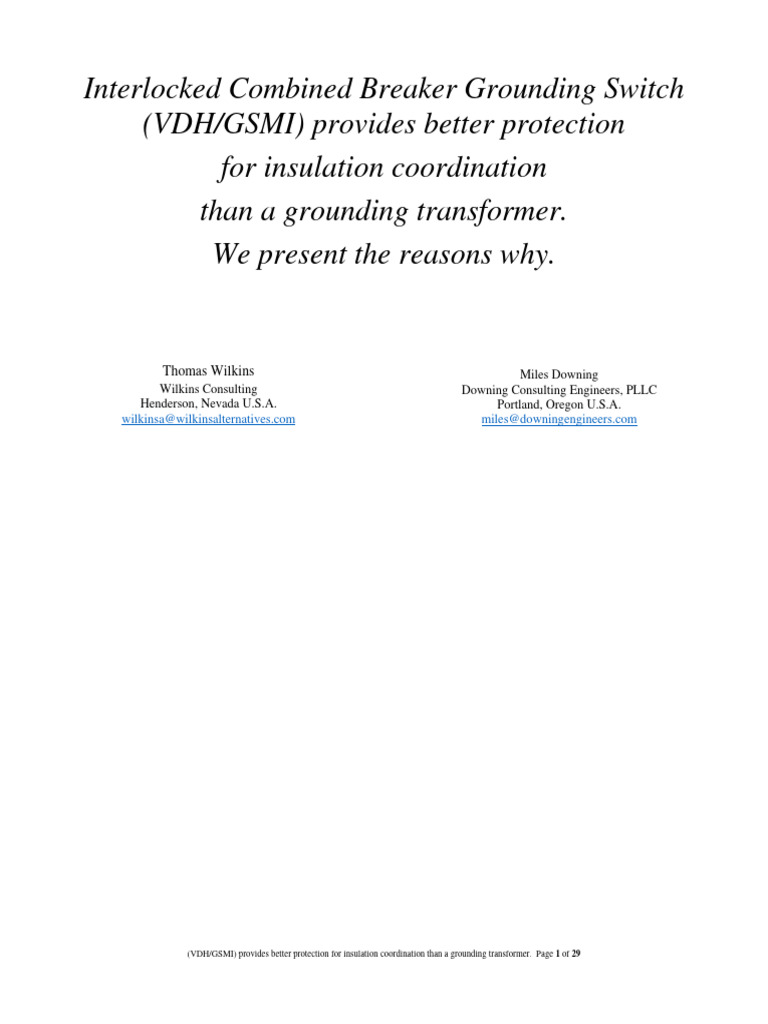EMA_White_Paper_2_VDH_GSMI_vs_Grounding_Transformers | Download Free PDF | Transformer ...