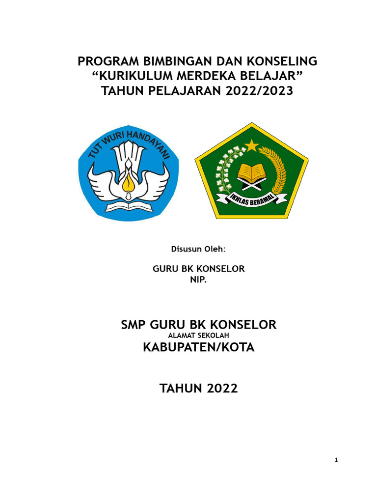 Program BK SMP Merdeka Belajar | PDF