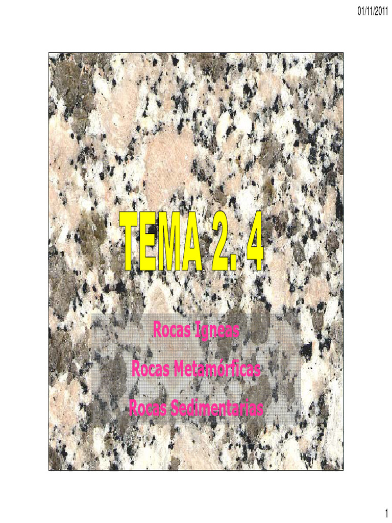 Tema_2.4_Rocas_igneas_y_metamorficas | PDF | Volcán | Roca (geología)