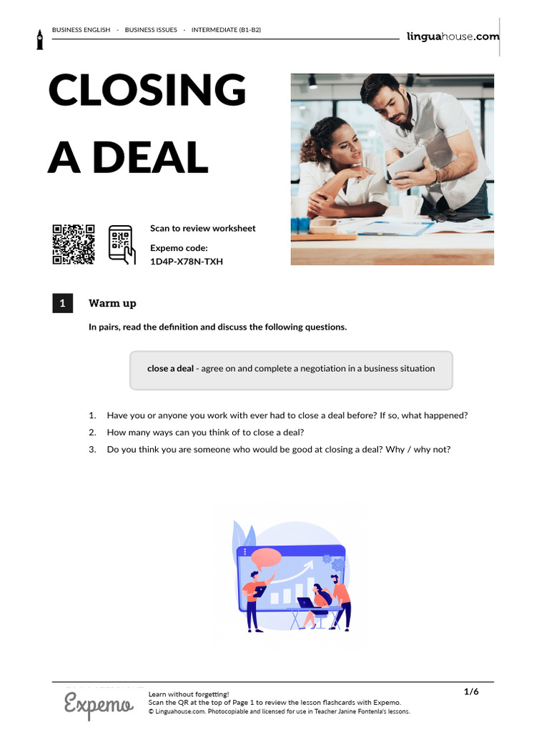 Mastering Deal Closure Techniques | PDF | Vocabulary | Human Communication