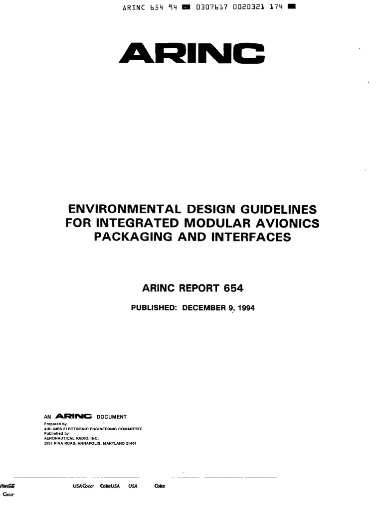 Arinc 654 | PDF | Avionics | Aviation