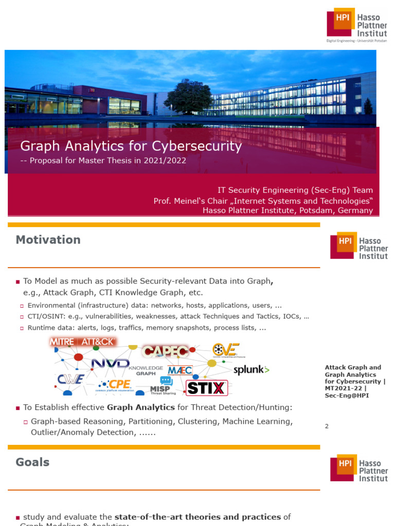 HPI Sec-Eng General Thesis Posting GraphAnalytics | PDF | Computer ...