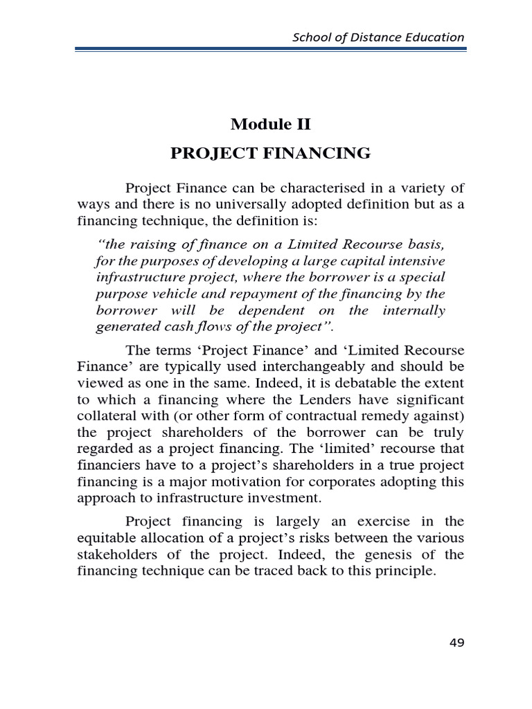 PROJECT FINANCE | PDF | Project Finance | Preferred Stock