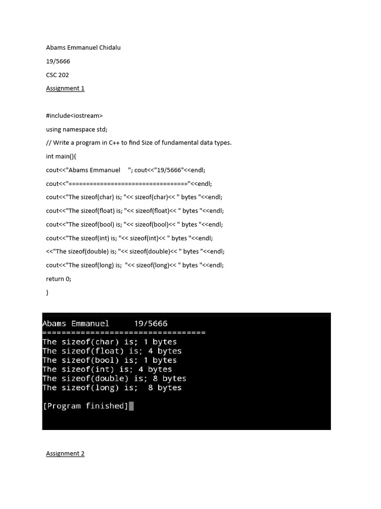Random Caleb University Assignments | PDF