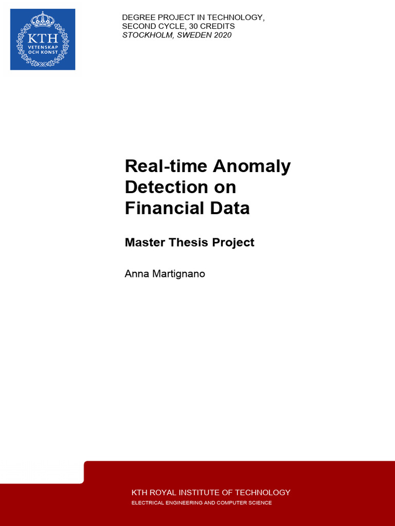 Prova-Real-time Anomaly Detection on Financial Data | Download Free PDF | Matrix (Mathematics ...