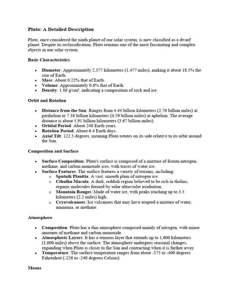 Pluto Pdf Pluto Uranus