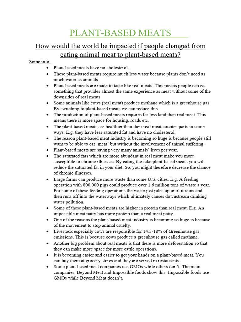 Information and Drafts and General Idea Page | PDF | Meat | Foods