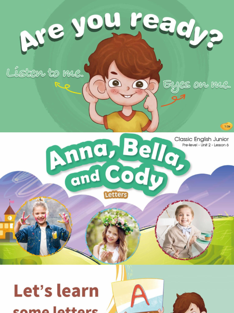 A0 - Level 3 - Lesson 5 - Anna, Bella, and Cody | PDF