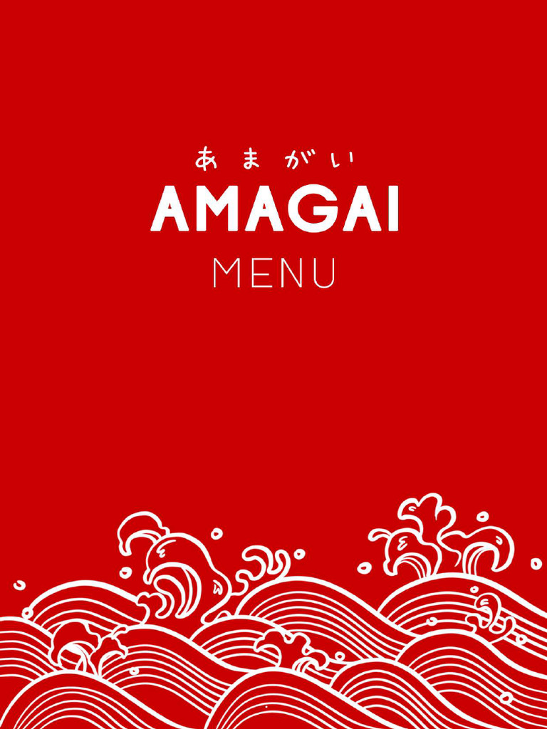 Menu Amagai | PDF