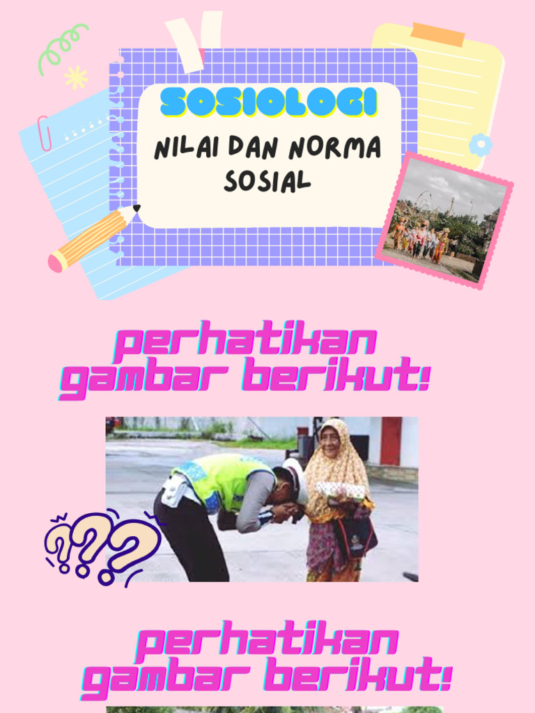 Pengertian dan Jenis Nilai Sosial | PDF