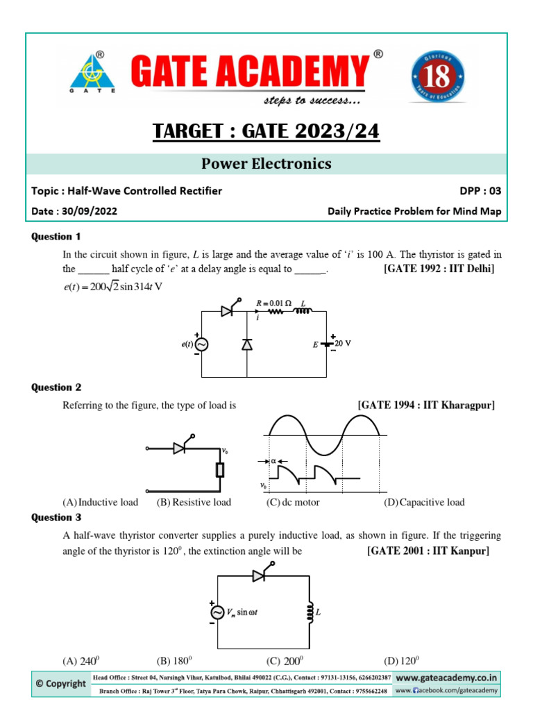 Power Electronics DDP 03 | PDF | Rectifier | Mains Electricity