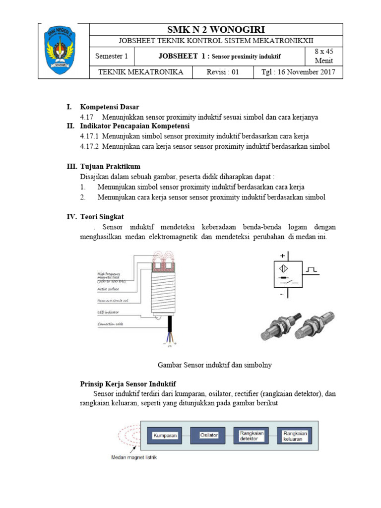 00. jobsheet sensor | PDF