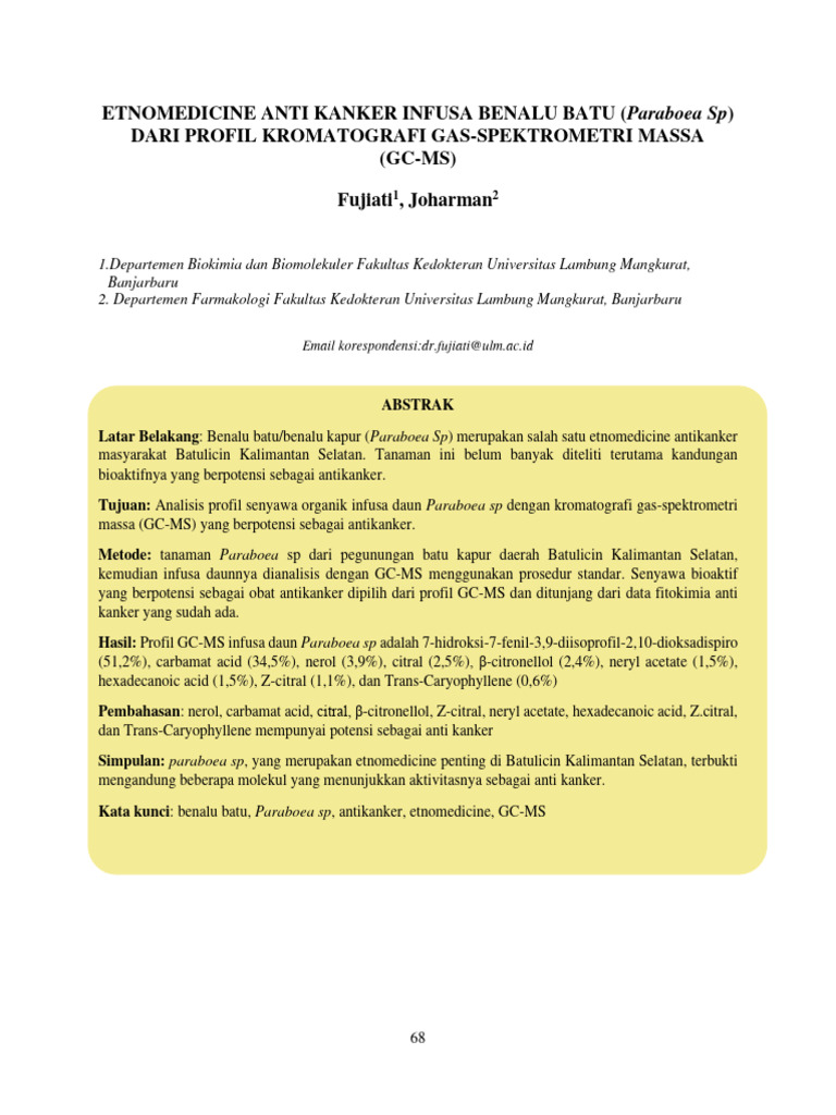 Prosiding Nasional - Etnomedicine Anti Kanker Infusa Benalu Batu ...
