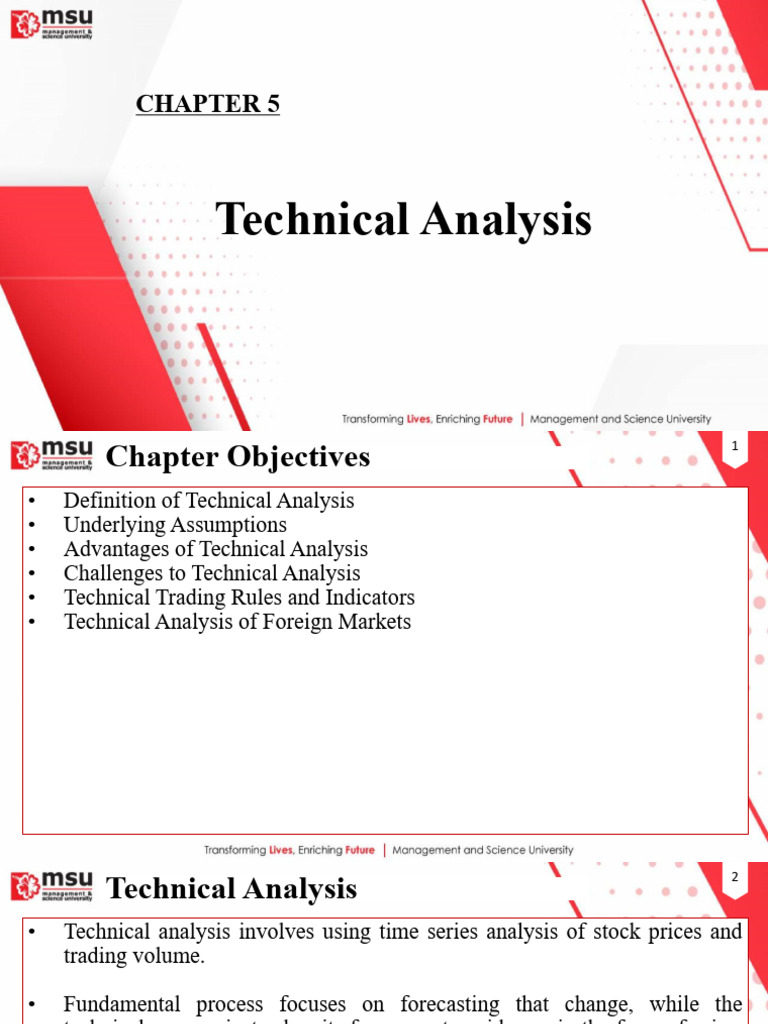 Chapter 5 TECHNICAL ANALYSIS | PDF | Technical Analysis | Market Trend