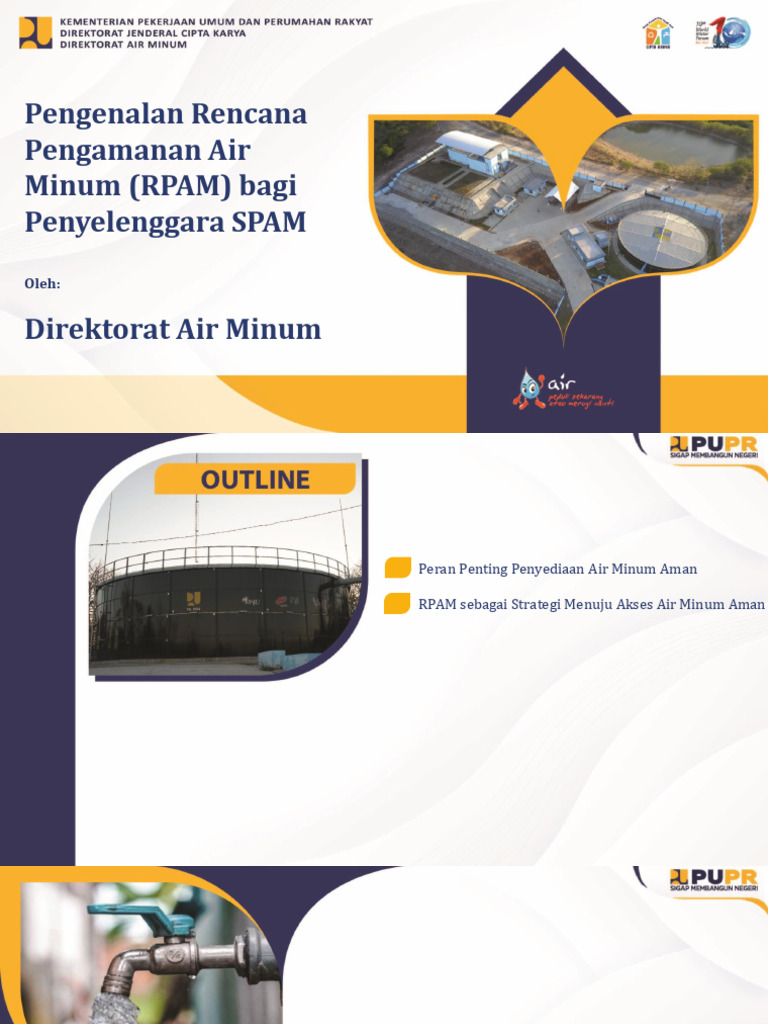 Rencana Pengamanan Air Minum (RPAM) | PDF