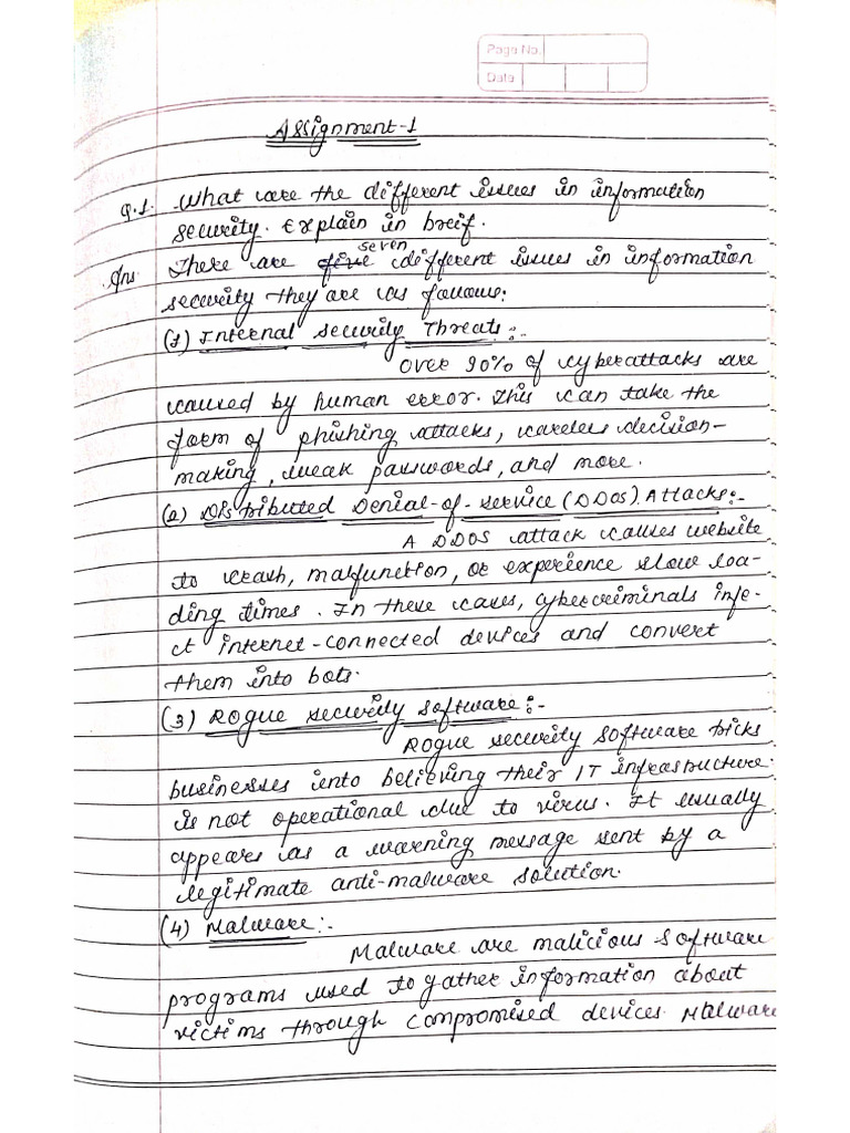Ics Assignment 1 Pdf