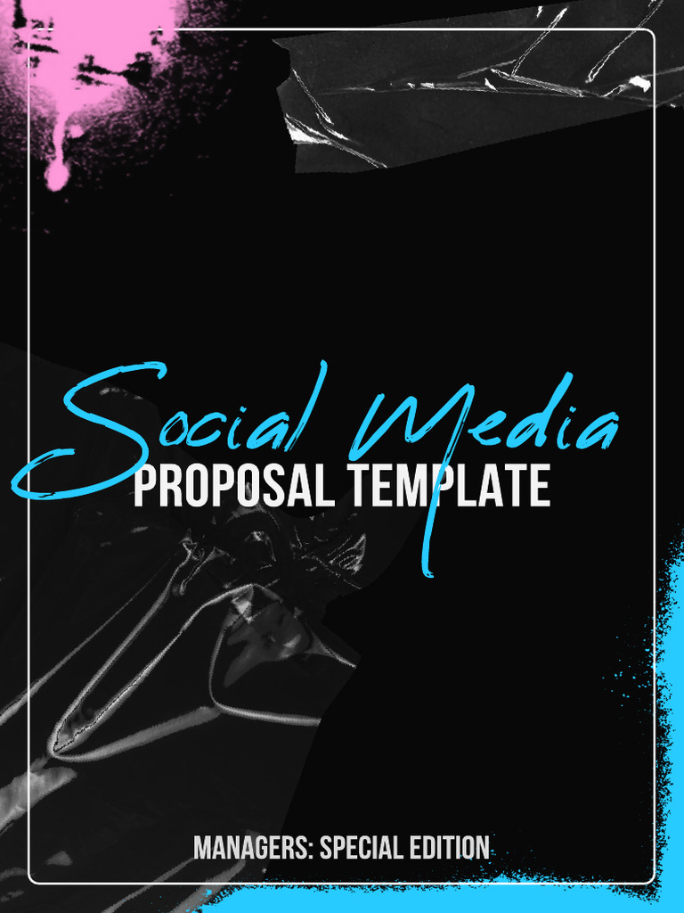 Social Media Proposal Template Guide | PDF | Goal | Social Media