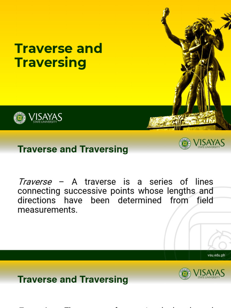 5 - Traverse and Traversing | PDF | Angle | Latitude