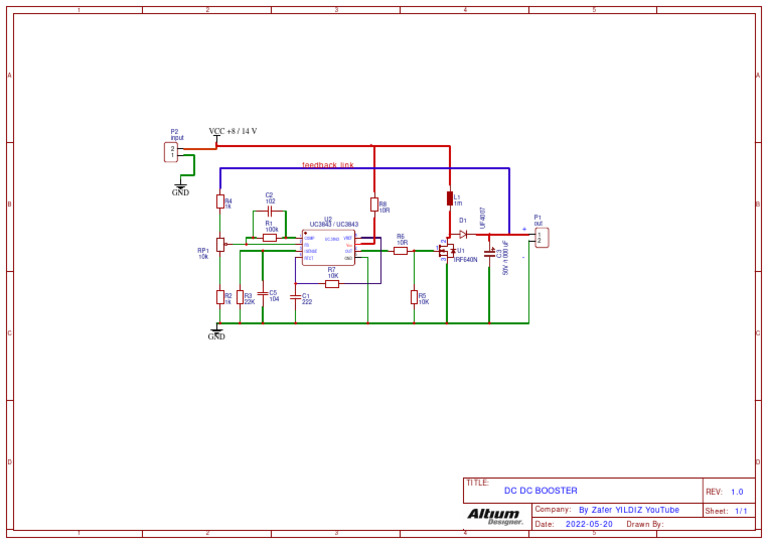 DC-DC Booster Circuit Diagram | PDF