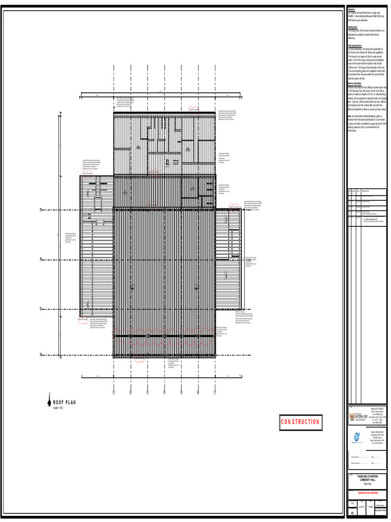 2.300 Roof Plan-Rev 05 | Download Free PDF | Roof | Building Engineering