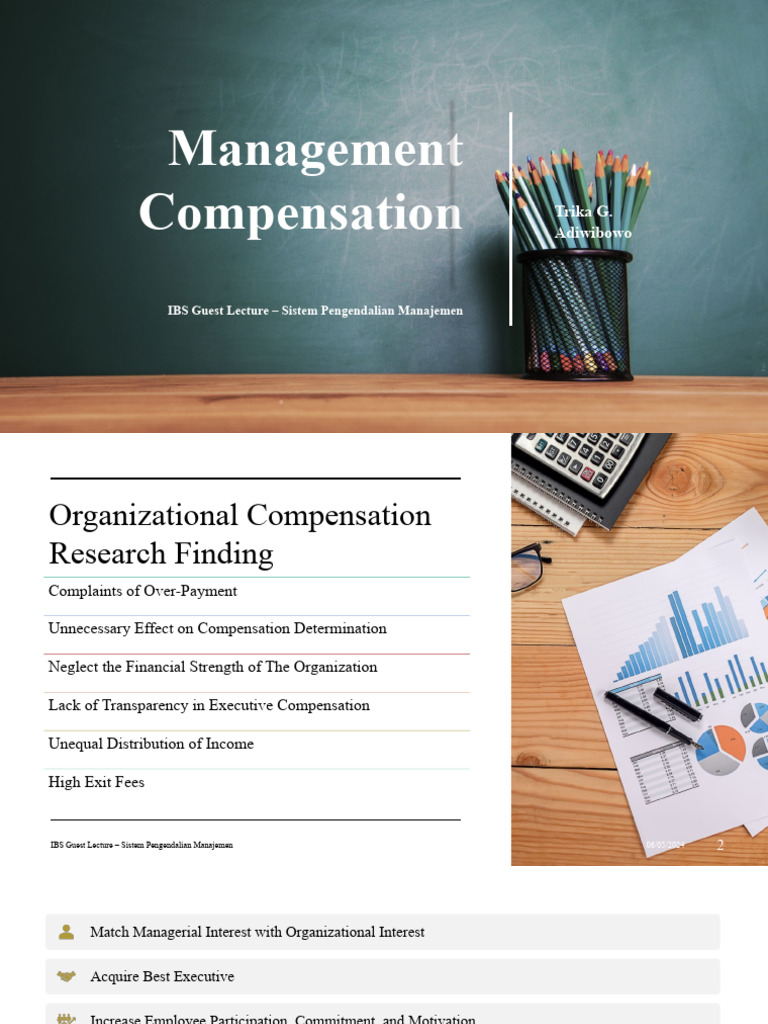 Management Compensation - IBS Guest Lecture - Rev00 | PDF | Salary ...