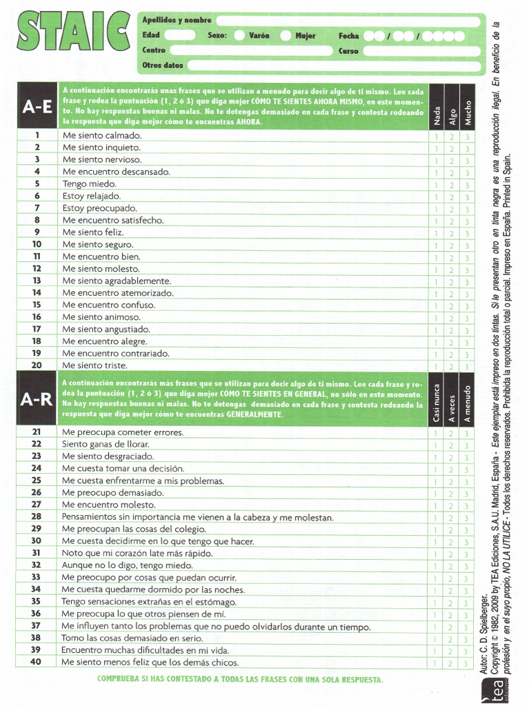 STAIC | PDF