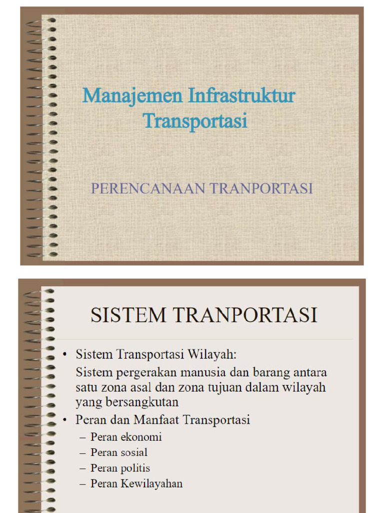 Materi Pertemuan Viii Sistem Transportasi Pdf