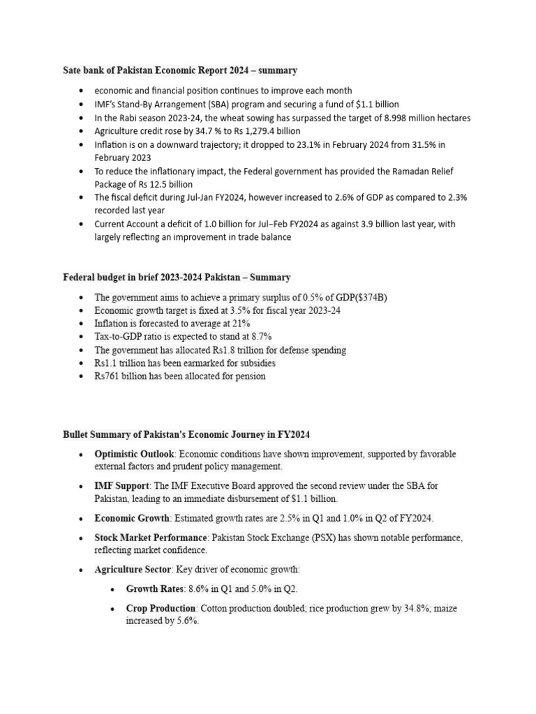Report Summary | PDF | Government Budget Balance | Fiscal Policy
