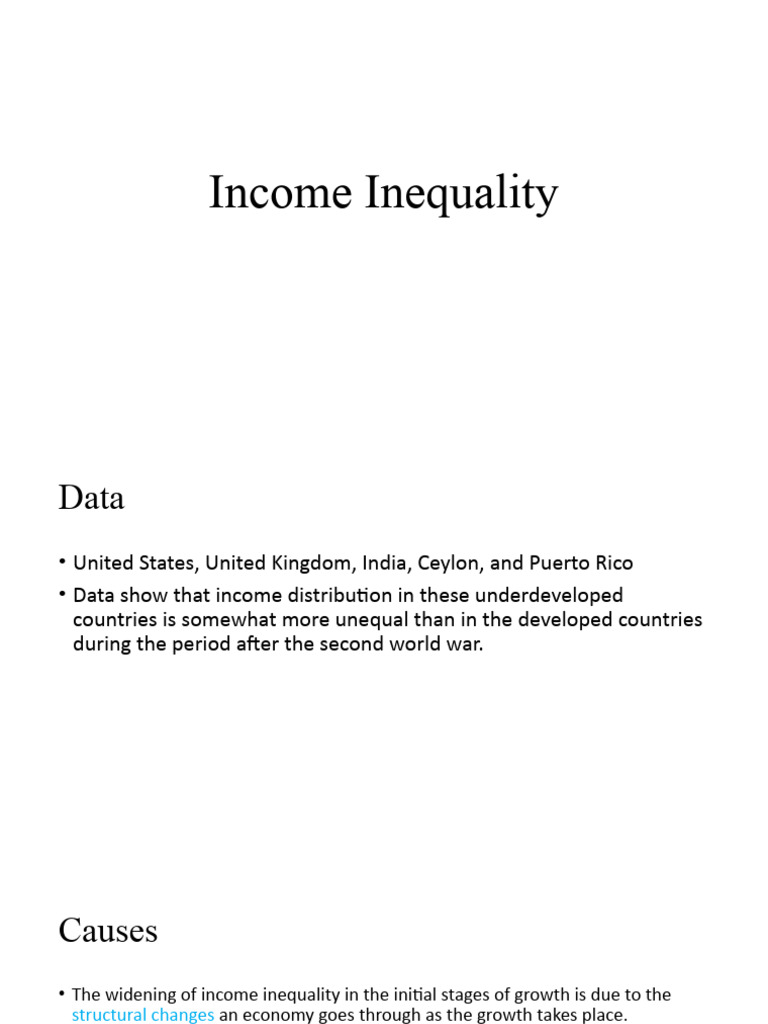 Income Inequality Patterns | PDF | Economic Inequality | Discrimination & Race Relations