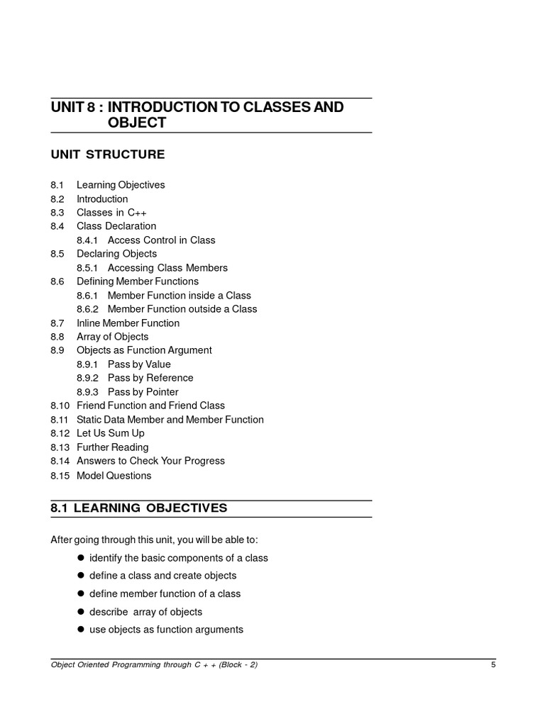 Cppmod 2 Pdf Class Computer Programming Method Computer Programming