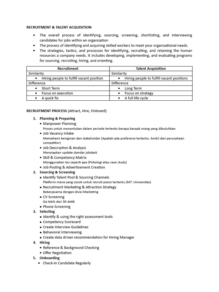Recuitment Process - Basic | PDF | Recruitment | Human Resource Management