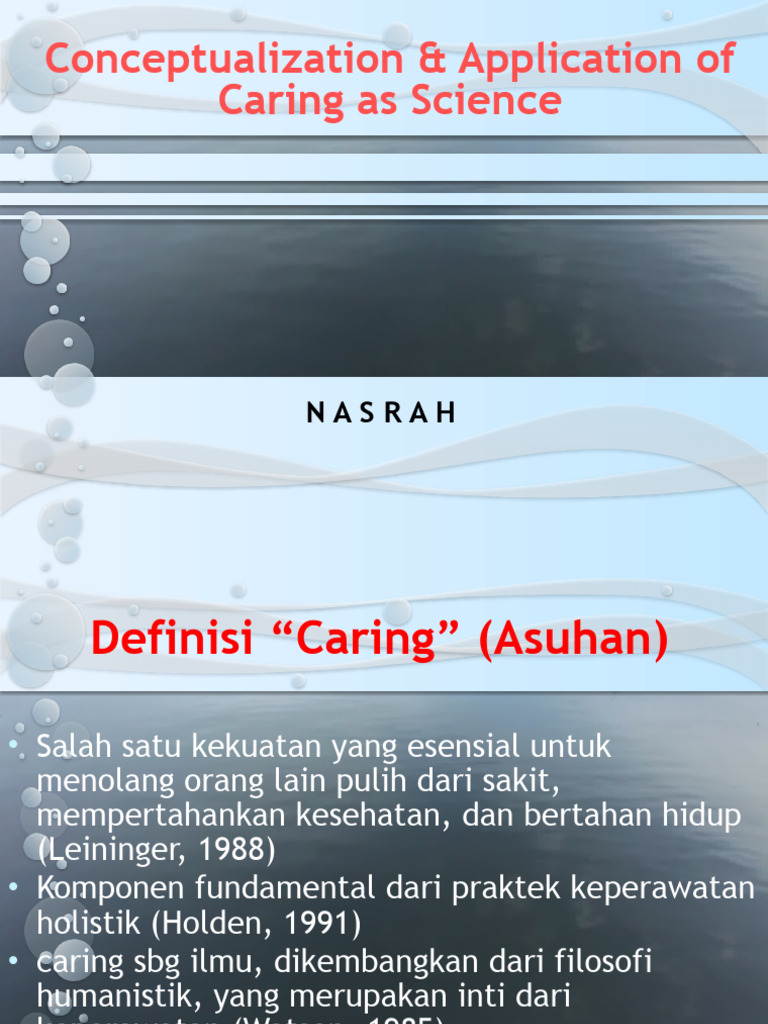Konsep Caring Dan Aplikasi Teori Caring | PDF