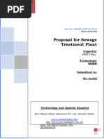 MBBR STP Design for Sanosara Village | PDF | Sewage Treatment ...