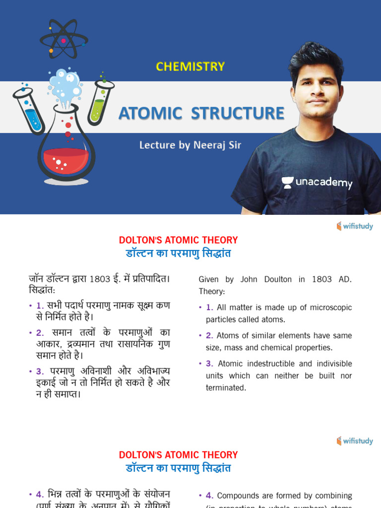 Atomic Structure of Matter Final | PDF