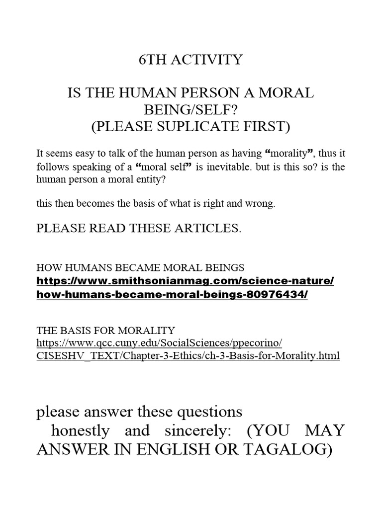 Exploring Human Morality | PDF