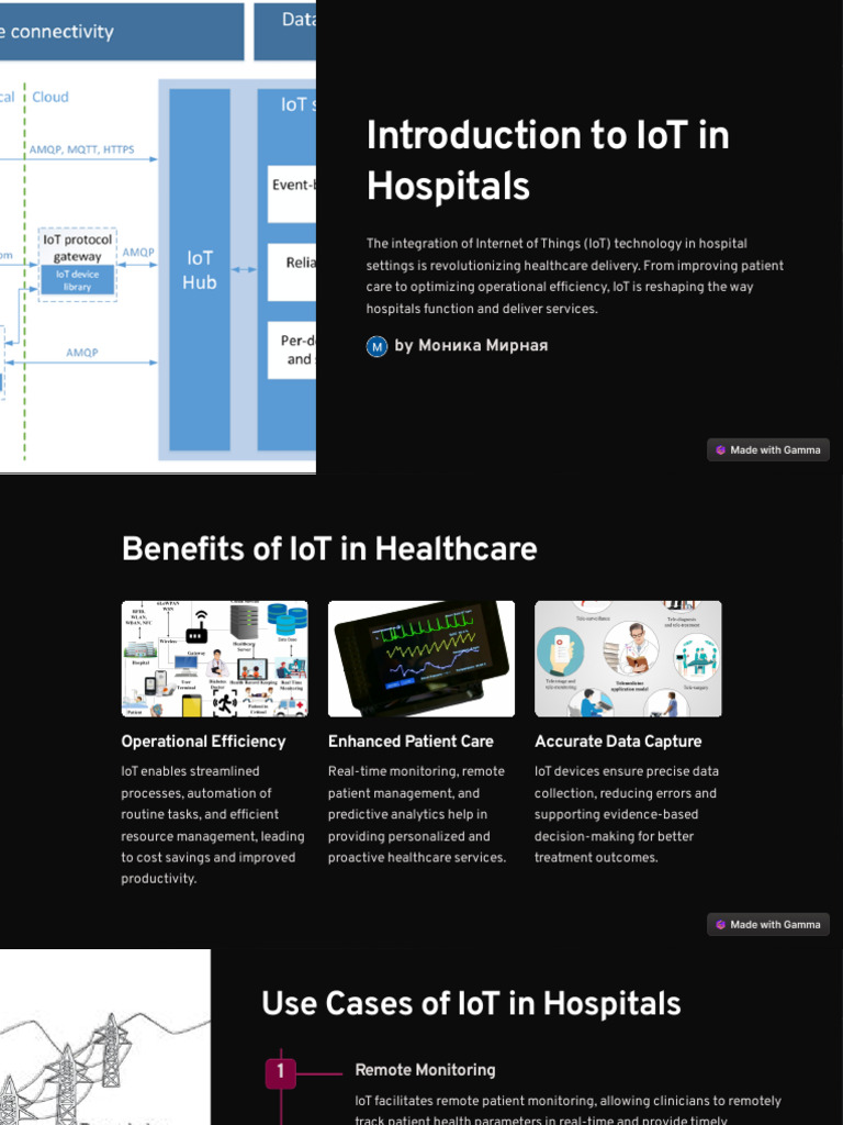 Introduction To IoT in Hospitals | PDF | Internet Of Things | Health Care
