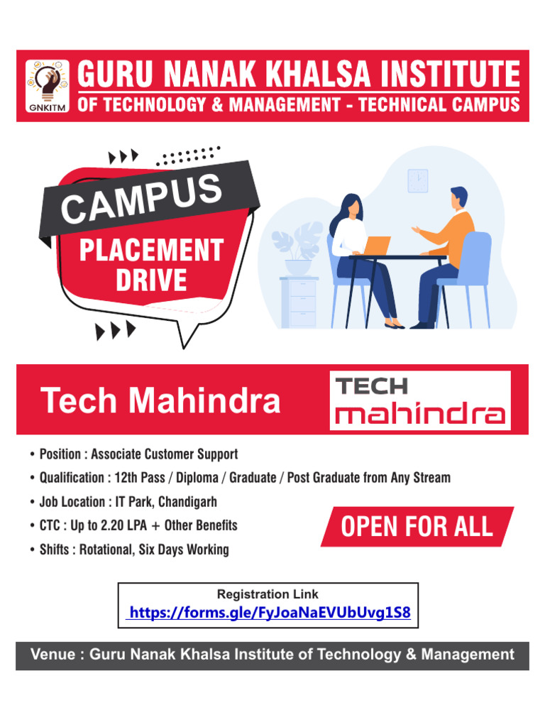 Tech Mahindra Placement | PDF