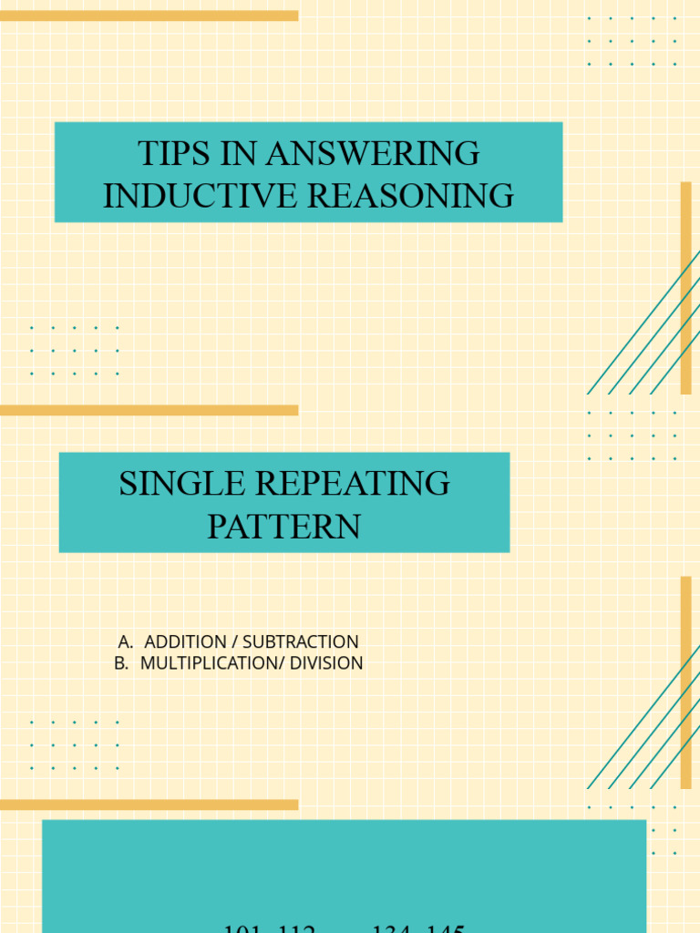 Inductive Reasoning Tips | Download Free PDF | Cognitive Science ...