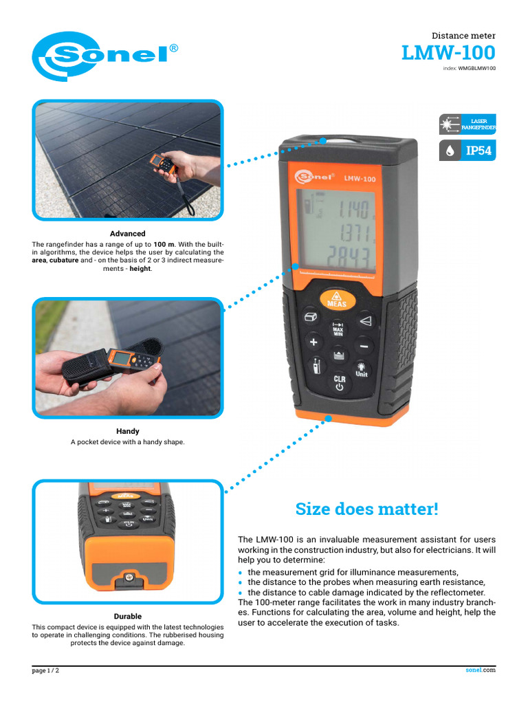 LMW 100 | PDF | Metrology