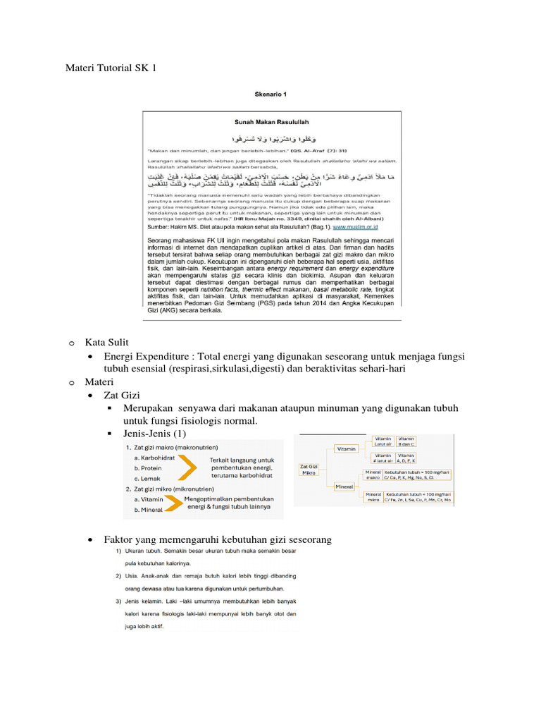 Materi Tutorial SK 1 Pertemuan 2 | PDF | Pengembangan Diri | Sains & Matematika