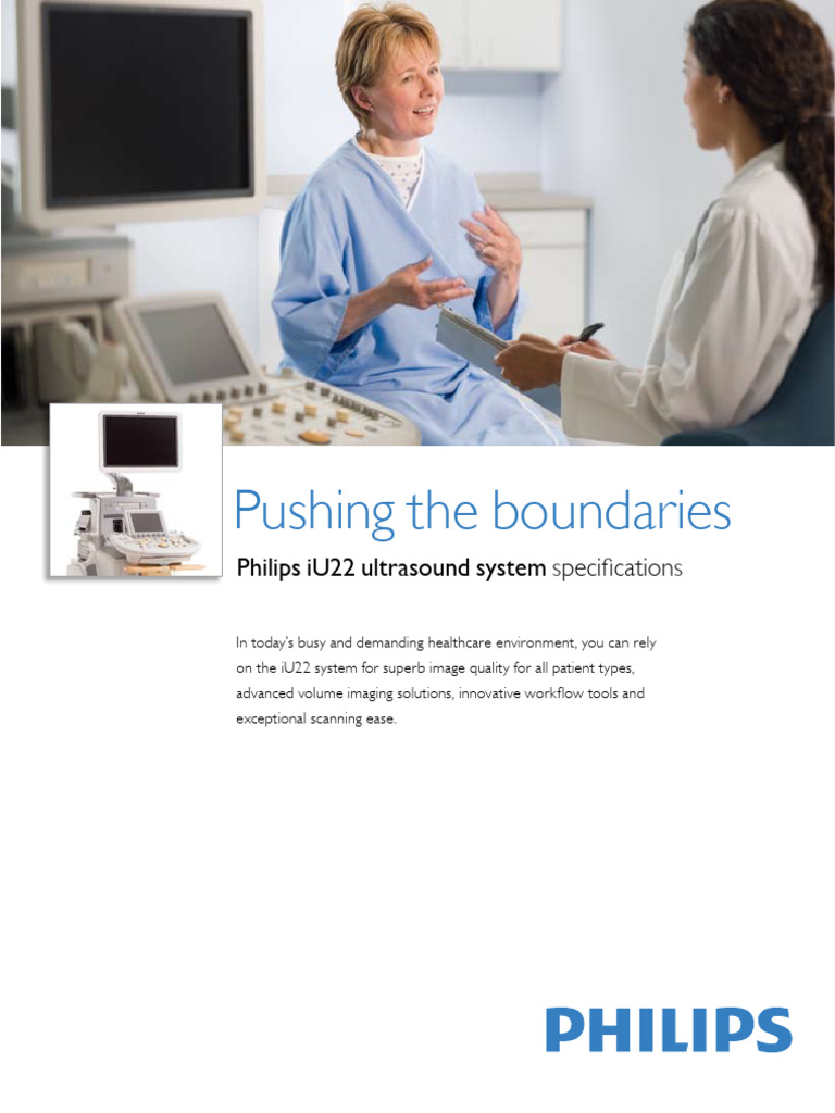 Philips IU22 System Specifications USA | PDF | Medical Ultrasound | 3 D ...