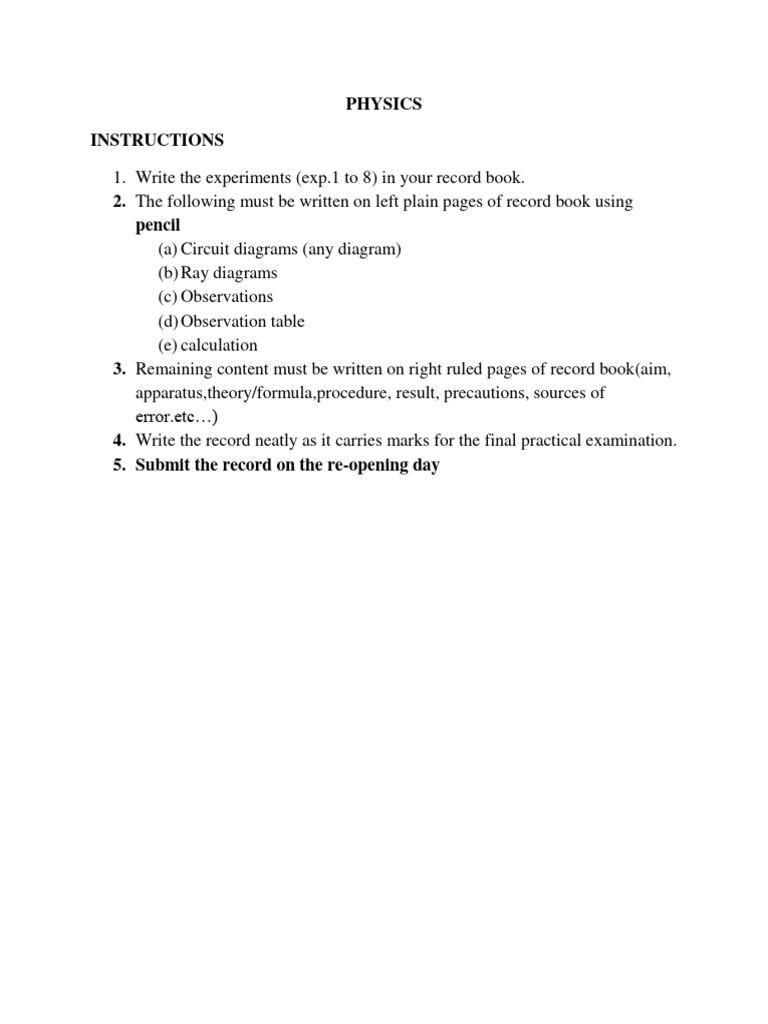 Practical Record Book - 24-25 | PDF | Optics | P–N Junction