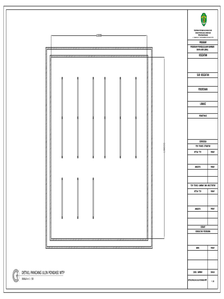 Gambar Desain Sumur Dan WTP-9 | PDF