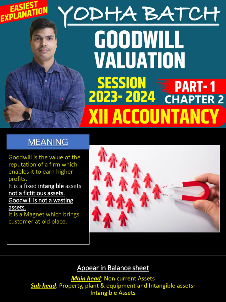 Goodwill Valuation Methods Explained | PDF | Goodwill (Accounting ...