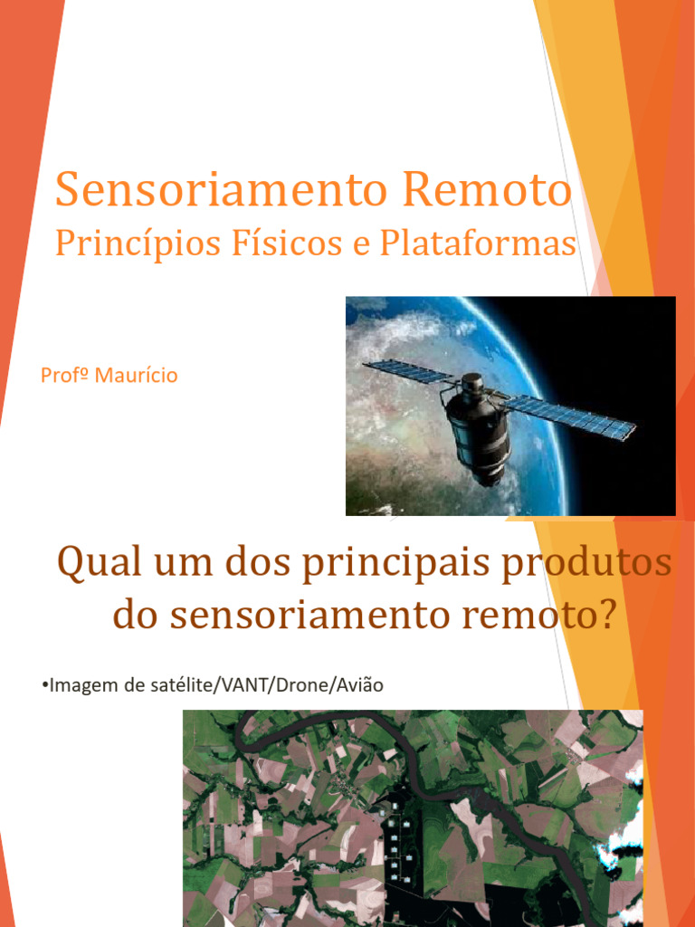 Princípios e Resoluções do Sensoriamento Remoto | PDF | Sensoriamento ...