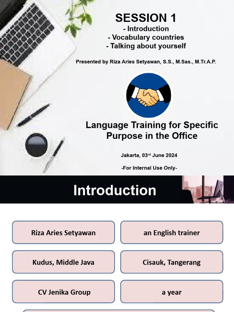 Sesi 1, 03 Juni 2024 - Introduction & Alphabet | PDF | Human Communication | Communication