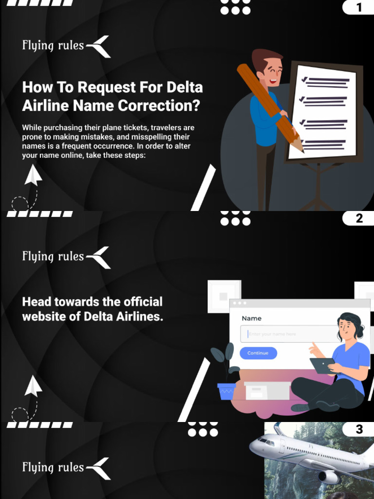 How To Request For Delta Airline Name Correction | PDF